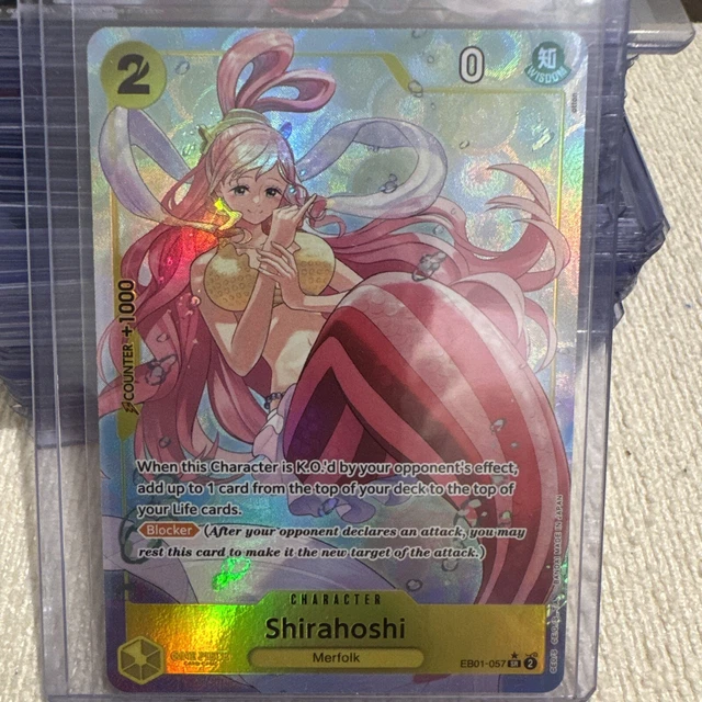 ONE PIECE KARTE TCG - Shirahoshi (EB01-057) (V.2) Englisch EUR 12,50 - PicClick DE
