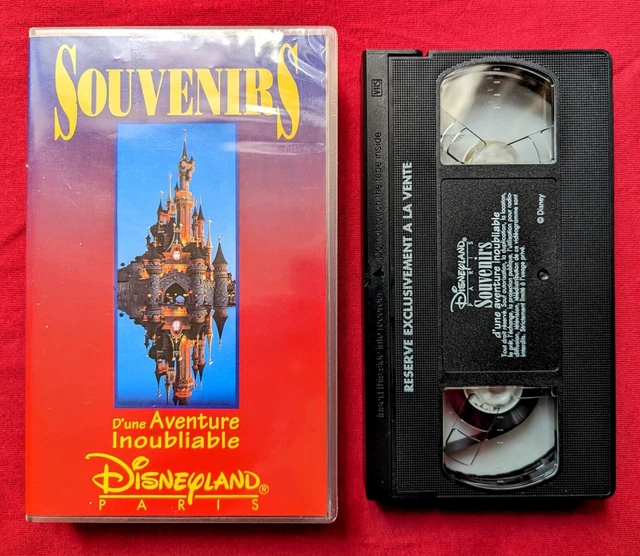 SOUVENIRS D'UNE AVENTURE Inoubliable Disneyland Paris VHS Tape £15.00 ...