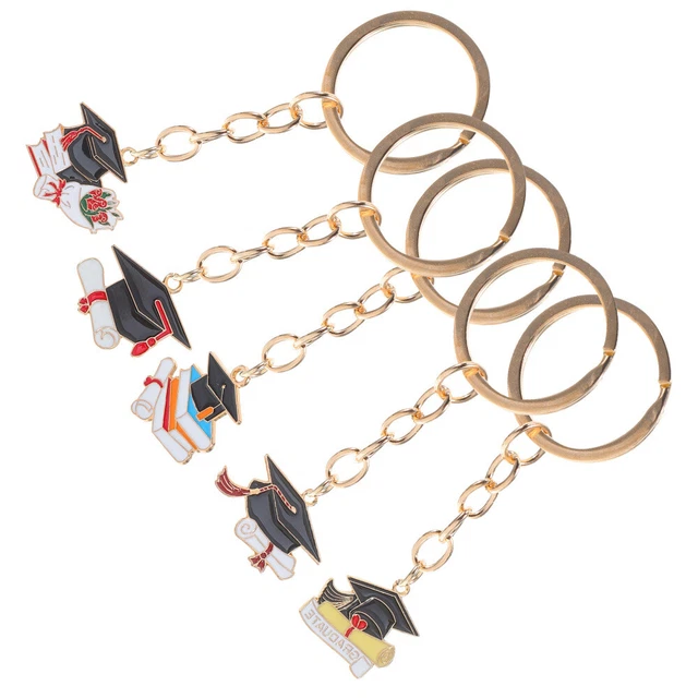 5PCS 2025 GRADUATION Keychain 2025 Senior Keychain For Her Men Student ...
