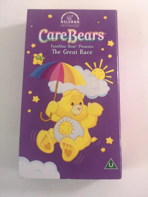 CARE BEARS FUNSHINE Bear Presents The Great Race VHS Tape £9.99 ...