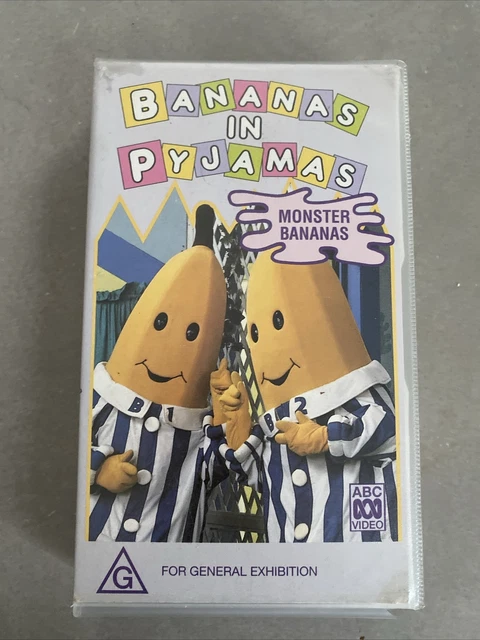 BANANAS IN PYJAMAS - Monster Bananas (VHS, 1994) PAL ABC VIDEO RARE ...