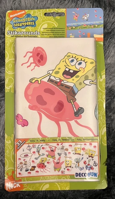 SPONGEBOB SQUAREPANTS, NICKELODEON Stikarounds wall Decofun 33 Stickers ...