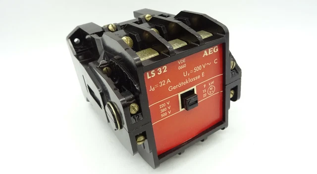 POWER CONTACTOR AEG LS32 contactor 910-334-081 contactor 32A 15kW ...
