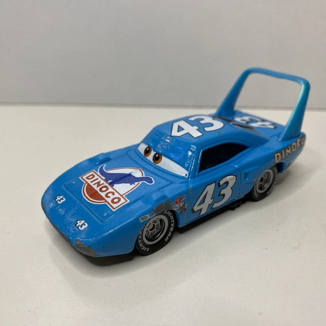 DISNEY PIXAR CARS The King Dinoco #43 1970 Plymouth Superbird Blue Die ...
