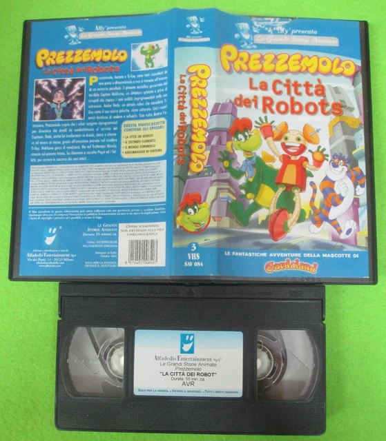 VHS FILM PREZZEMOLO La citta' dei robots 2002 ALFADEDIS gardaland (F172 ...