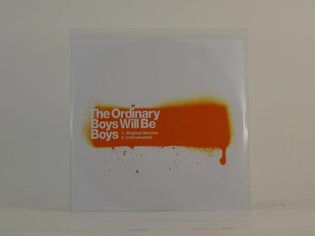 THE ORDINARY BOYS BOYS WILL BE BOYS (D90) 2 titres promo CD pochette ...