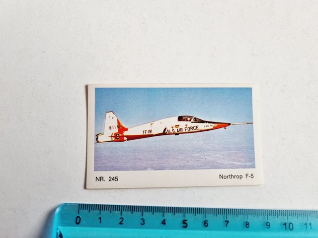 NORTHROP F-5 ADESIVO AIRPLAIN STICKER AUTOCOLLANT VINTAGE 80s ORIGINAL ...