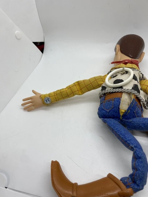 DISNEY PIXAR WOODY Hasbro Toy Story Talking Pull String Doll Needs ...