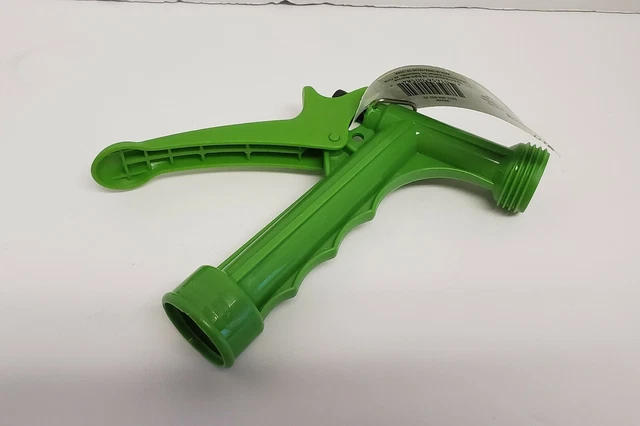 GARDEN HOSE PLASTIC Handle Water Spray Nozzle, Threaded Head (green) £5 ...