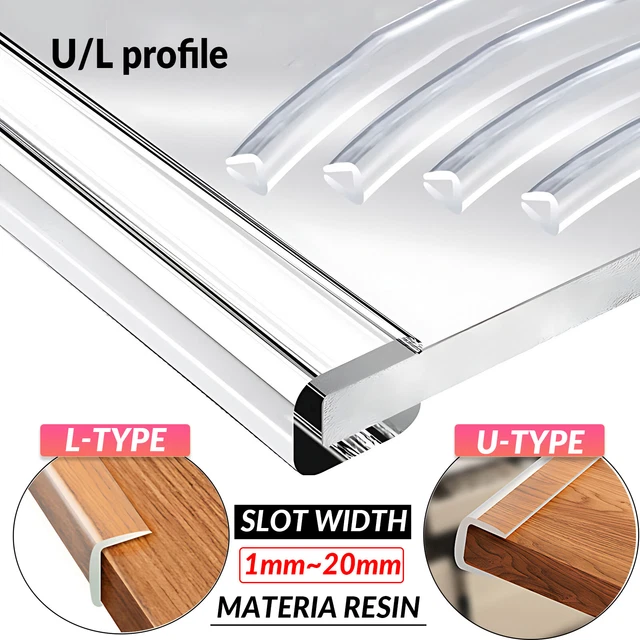 SILICONE RUBBER U/L Shape Sealing Strip U Channel Edging Trim Slot ...