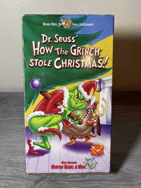 DR SEUSS’ HOW The Grinch Stole Christmas Warner Bros Entertainment (VHS ...