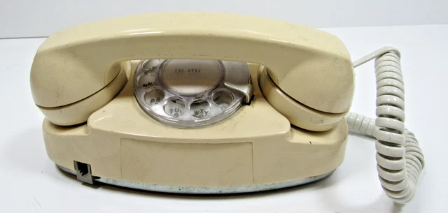 VINTAGE WESTERN ELECTRIC Rotary Princess Phone Model CS 702BM #10 £22. ...