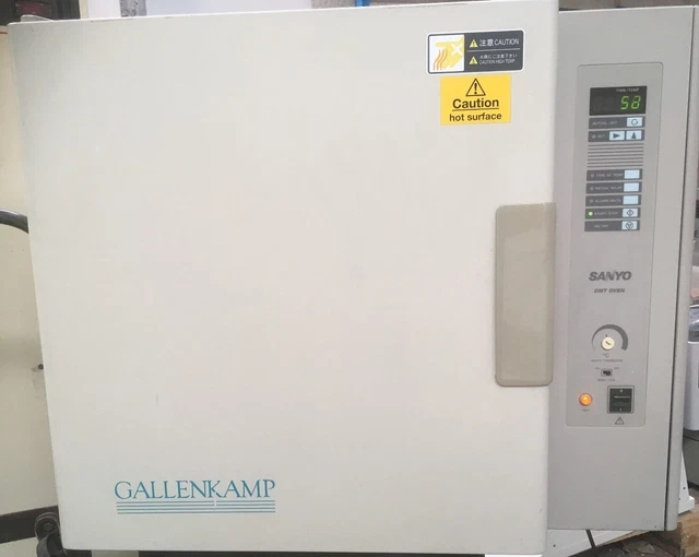 SANYO GALLENKAMP OMT LABORATORY OVEN 250C MAX TEMP w/TIMER/DELAY ...