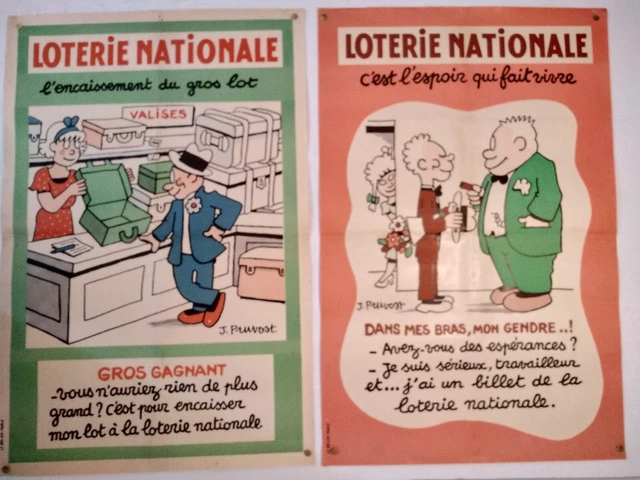ANCIENNES AFFICHES LOTERIE NATIONALE 1956 de PRUVOST EUR 24,00 ... ANCIENNES AFFICHES LOTERIE NATIONALE 1956 de PRUVOST EUR 24,00 ...