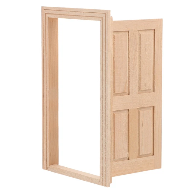 DOLLHOUSE MINIATURE 1 12 Door Frame Artificial Model Front Furniture ...
