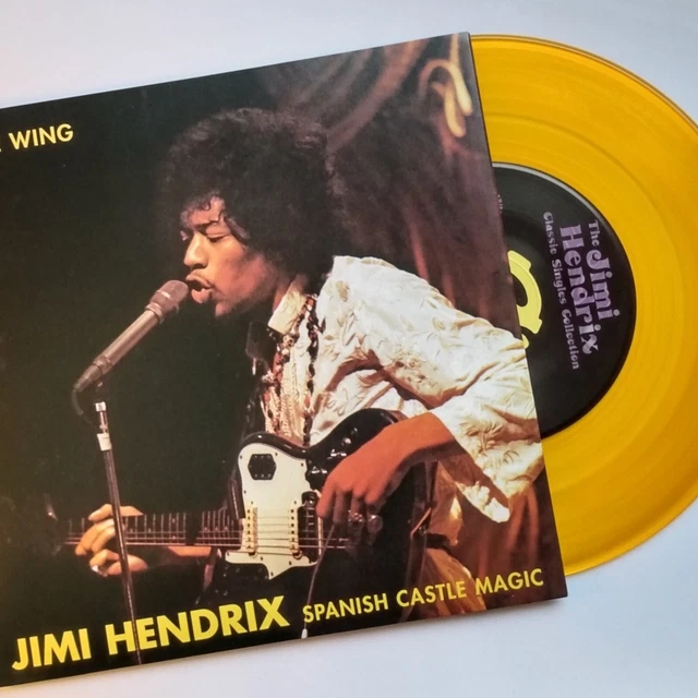 JIMI HENDRIX: LITTLE Wing / Spanish Castle Magic VINILE GIALLO 7" asse ...