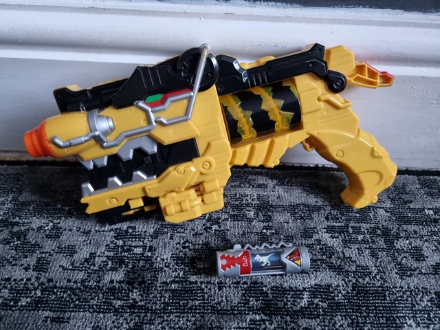POWER RANGERS DINO Charge Yellow Morpher Gun, T-rex Morpher Blaster ...