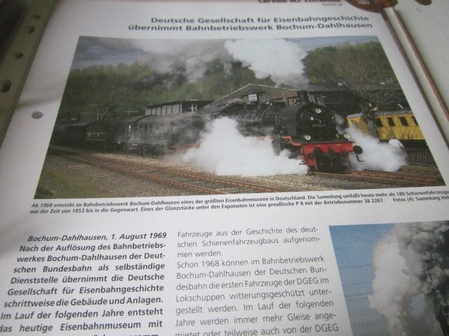 EISENBAHN CHRONIK N 3B 1969 Bw Bochum Dahlhausen Dt. Gesellschaft f ...
