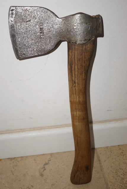 VINTAGE ELWELL KENT Pattern 1 lb Hatchet Axe Carving Carpentry ...