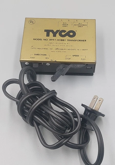 TYCO MODEL 899C Hobby Transformer for Train Set Vintage £9.50 - PicClick UK