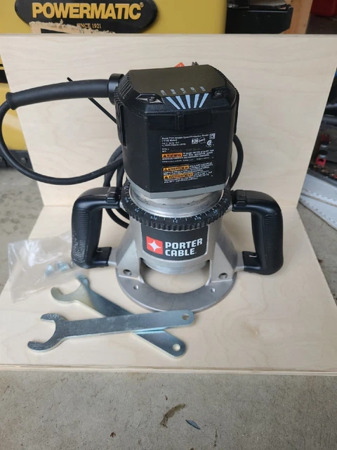 PORTER CABLE 7518 75182 3-1/4 HP Variable Speed Production Router $325. ...