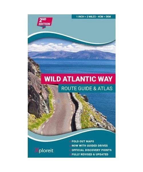 WILD ATLANTIC WAY Route Guide and Atlas: The essential guide to driving ...
