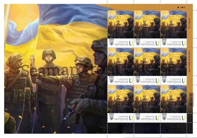 NEW RARE STAMPS War in Ukraine 2025 "Ukrainian military in Kherson ...