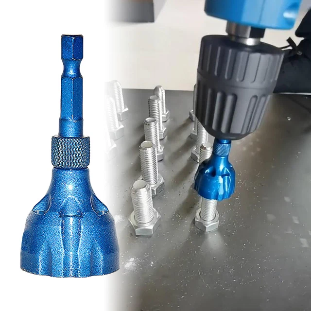 DEBURRING DRILL BITS External Chamfer Tools Repair Bolt Thread Drilling ...