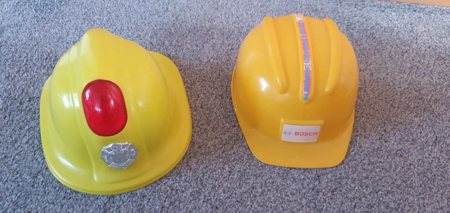 BOSCH BUILDER CONSTRUCTION Helmet Fireman Yellow Role Play Dressup ...