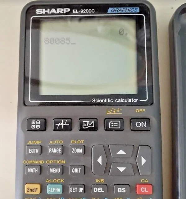 SHARP EL-9200C GRAPHICS Scientific Graphing Calculator with cover ...