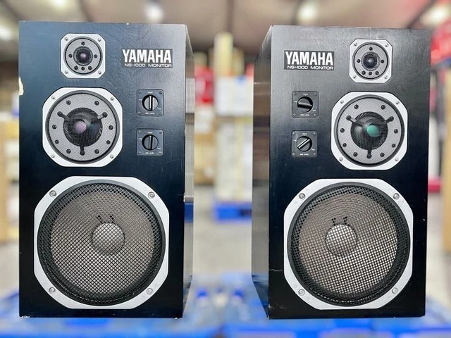 YAMAHA NS-1000M 3-WAY Studio Monitor Speakers Pair Serviced Excellent ...