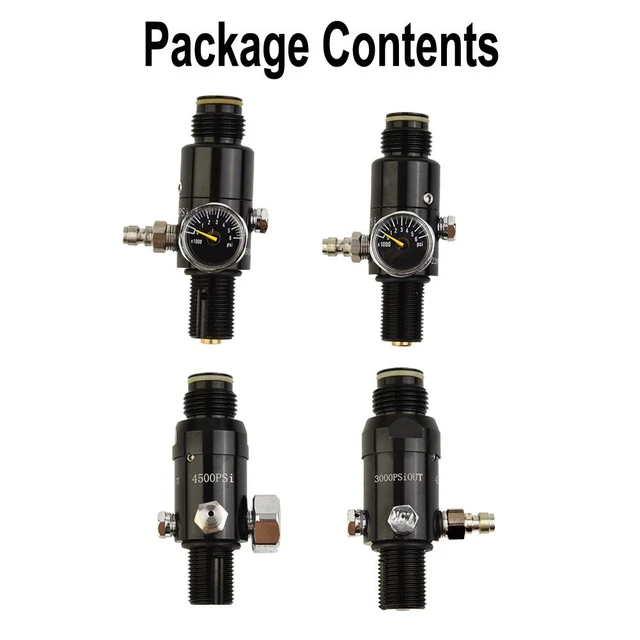 PCP AIR COMPRESSEURS Hpa 4500psi Réservoir Régulateur Valve Sortie EUR ...