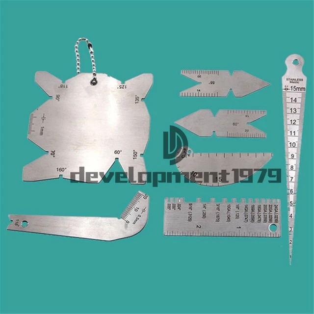 METAL FILLET WELD Ruler Weld Seam Tester Weld Thickness Gauge Tool Pack metal-fillet-weld-ruler-weld-seam-tester-weld-thickness-gauge-tool-pack