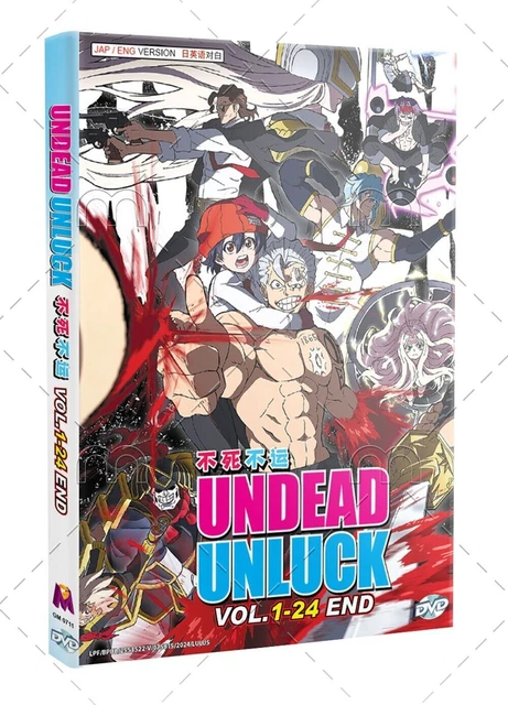 UNDEAD UNLUCK DVD (アンデッドアンラック) (Ep 1-24 end) (English Dub) $56.44 ...