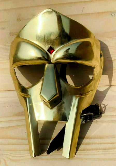 MEDIEVAL MF DOOM Mask Gladiator Mask Steel Face Mask SCA LARP Cosplay ...