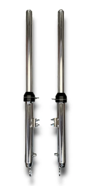 COPPIA FORCELLE DIAMETRO 28 A Molla Moto Epoca EUR 160,00 - PicClick IT