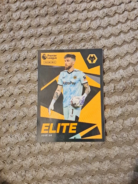 PANINI PREMIER LEAGUE 2023 Jose Sa Elite Orange Parallel Sticker No 332 ...