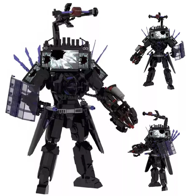 BENTEX SKIBIDI TOILET Damaged Building Block Upgraded Cameraman Game Model UK £11.99 - PicClick UK