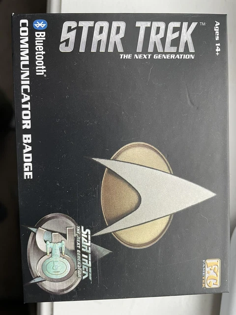 STAR TREK TNG Bluetooth Communicator Badge 30th Anniversary Version $75 ...