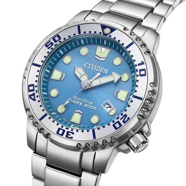 CITIZEN PROMASTER MARINE Eco Drive Divers 200m Ocean Blue BN0165-55L ...