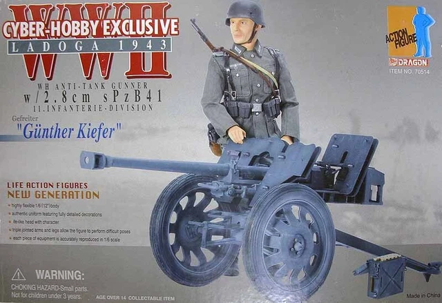 1/6 SCALE ACTION Figure WWII German Anti-Tank Gunther Kiefer Action ...
