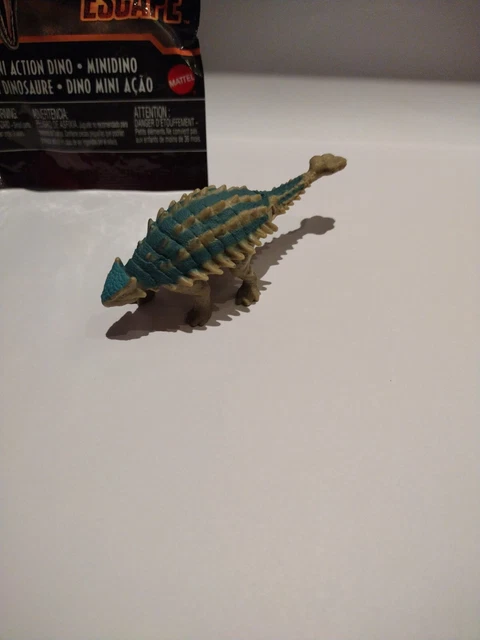 JURASSIC WORLD DINO Escape Mini Action Dino Ankylosaurus Adult Bumpy ...