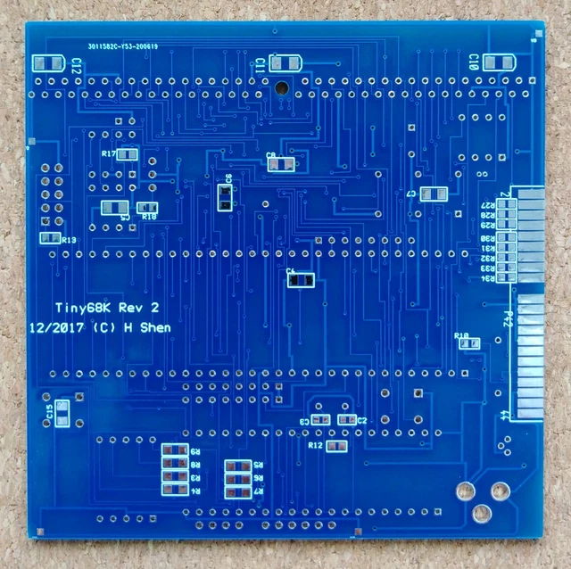 TINY68K TINY 68000 SBC PCB £11.99 - PicClick UK