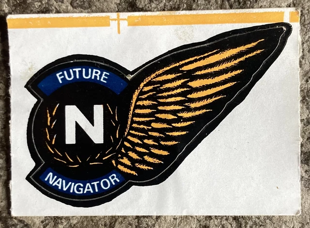 VINTAGE RAF RCAF Royal Air Force Future Navigator Sticker Decal Canada ...