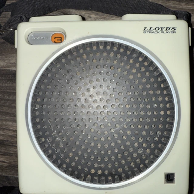VINTAGE LLOYD’S PORTABLE 8 Track Player Model V-128 - Untested W/cord ...