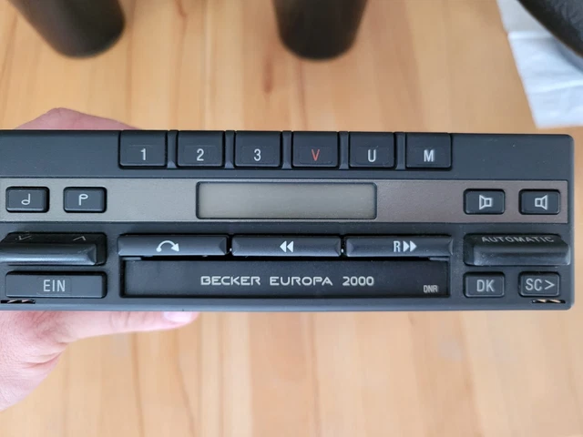 MERCEDES-BENZ BECKER EUROPA 2000 Radio Mercedes W107 W123 W124 W126 ...