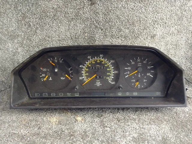 MERCEDES W124 E Class Instrument Cluster Speedo Speedometer 1245437621 ...