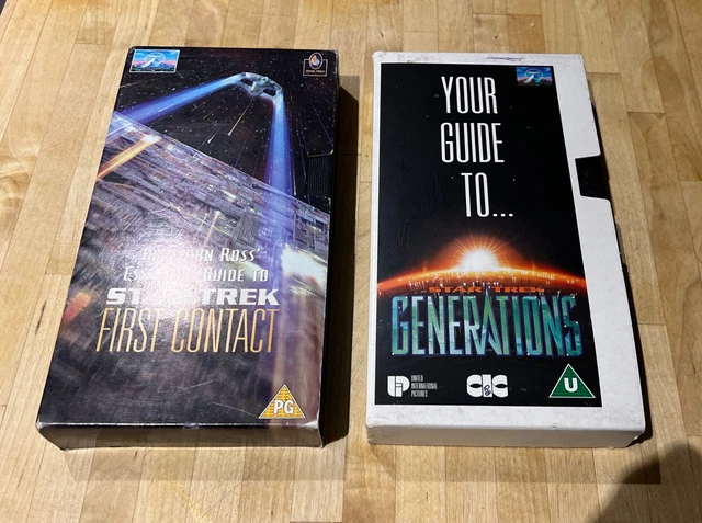 STAR TREK GENERATIONS & first contact promo VHS videos jonathon ross ...
