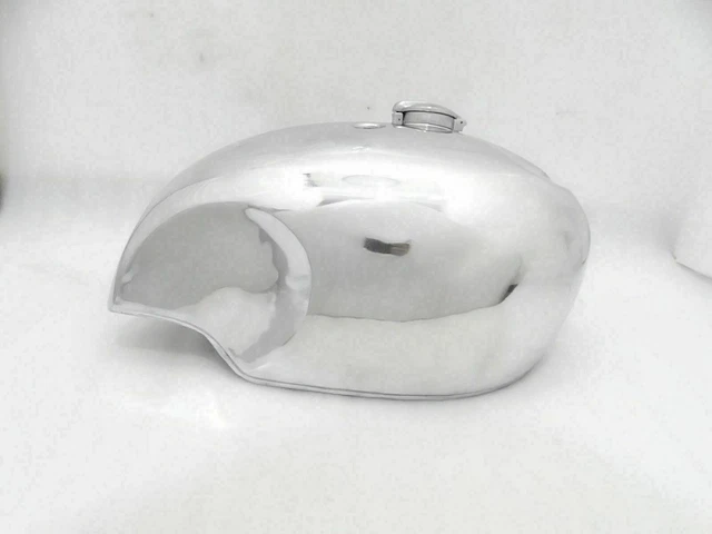 FIT FOR BSA A65 Spitfire 4 Gallon Alloy Polish Fuel Petrol Tank With ...