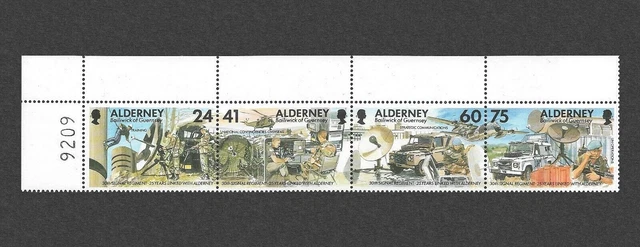 BRITISH ARMY 30TH Signal Regiment Set Alderney Guernsey 1996 A85a MNH ...